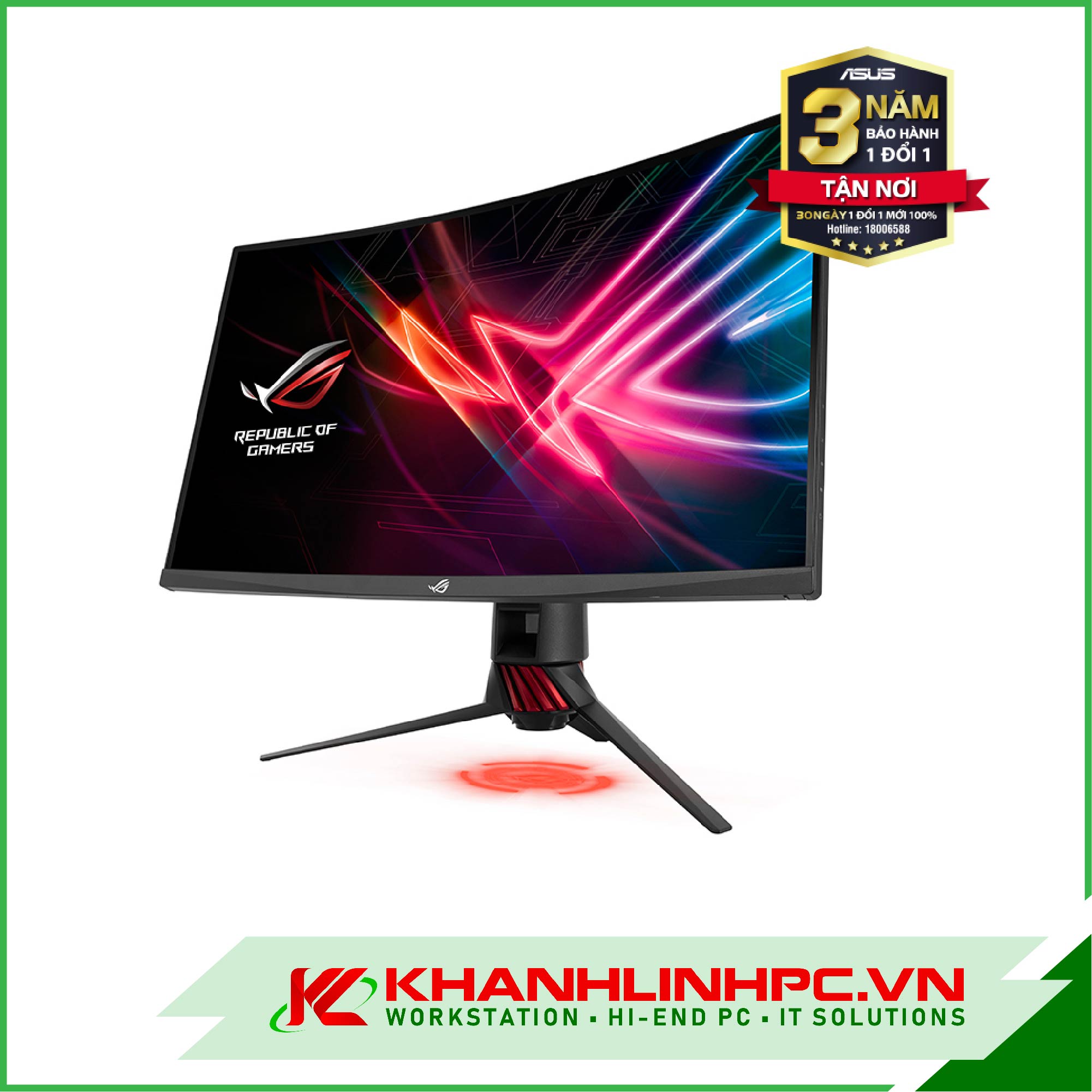 ASUS ROG Strix XG32VQ Curved Gaming Monitor – 32 inch WQHD (2560x1440 ...